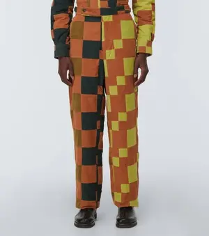 BODE Patchwork Corduroy Trousers