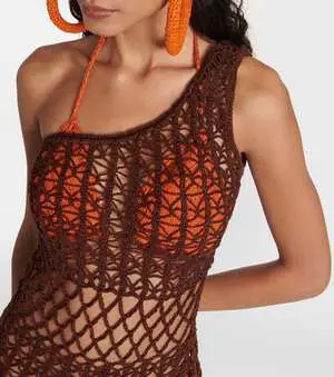 Anna Kosturova Crochet Minidress