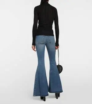 Alaïa Crinoline Turtleneck Sweater