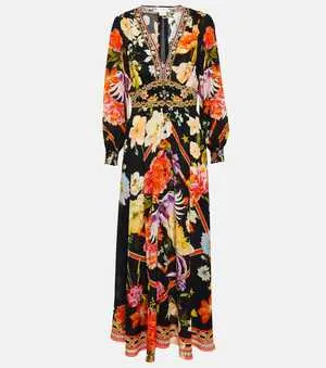 Camilla Embellished Maxi Dress - Multicoloured