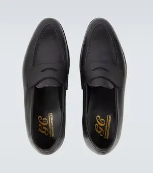 George Cleverley Bradley Ii Leather Penny Loafers