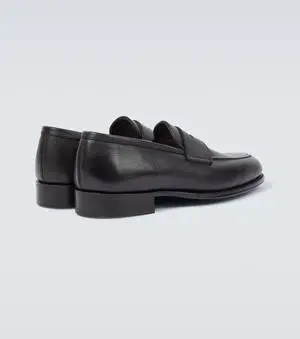 George Cleverley Bradley Ii Leather Penny Loafers