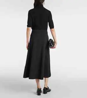 Max Mara Jersey Midi Skirt