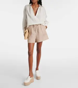 GIANVITO ROSSI Leather Espadrille Wedges