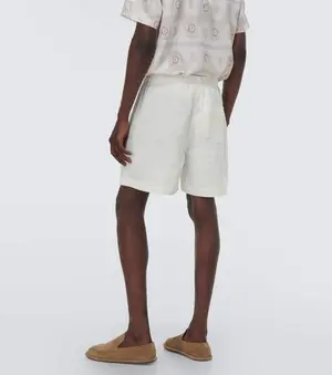 Commas Linen Shorts
