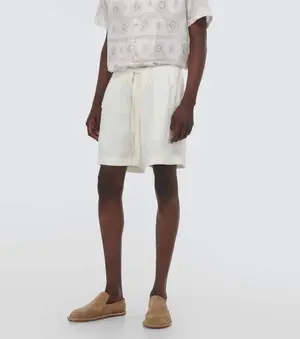 Commas Linen Shorts
