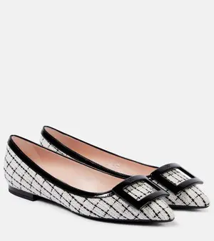 ROGER VIVIER Gommettine Buckle Ballet Flats