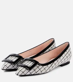 ROGER VIVIER Gommettine Buckle Ballet Flats