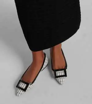 ROGER VIVIER Gommettine Buckle Ballet Flats