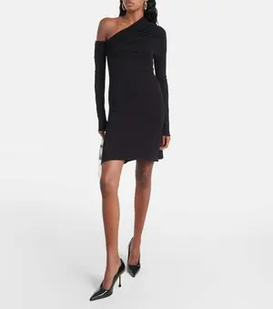 COURREGES Twist One-shoulder Mini Dress