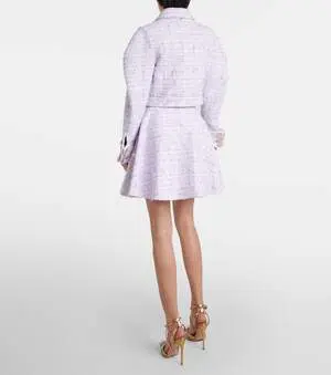 Nina Ricci Cropped Cotton-blend Tweed Jacket
