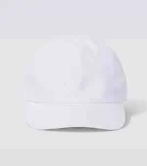 Loro Piana Linen Baseball Cap - White