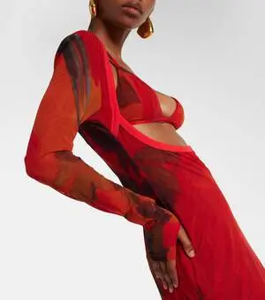 SIR. Libertine Printed Maxi Dress