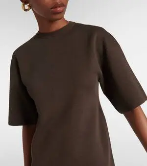 FFORME Dwyn Wool And Cotton-blend T-shirt