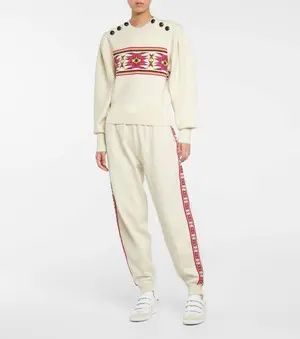Isabel Marant Ekira Jacquard Track Pants