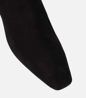 TOTEME 50 Suede Ankle Boots - Black