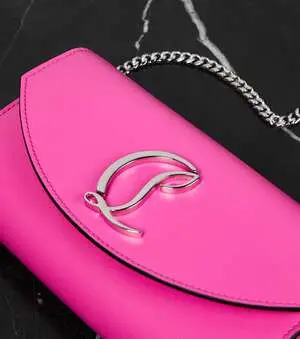 CHRISTIAN LOUBOUTIN Leather Wallet On Chain