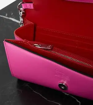 CHRISTIAN LOUBOUTIN Leather Wallet On Chain