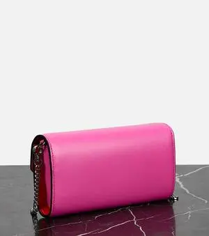 CHRISTIAN LOUBOUTIN Leather Wallet On Chain