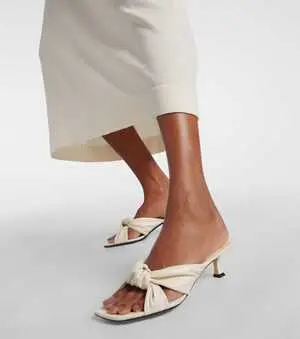 JIMMY CHOO Avenue 50 Leather Sandals