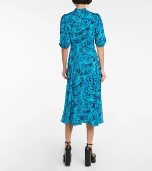 Diane Von Furstenberg Nella Crepe Midi Dress