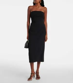 Vince Strapless Midi Dress