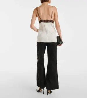Victoria Beckham Lace-trimmed Camisole