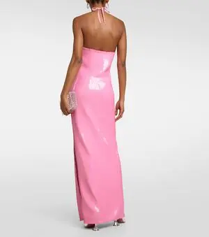 RODARTE Floral-applique Sequin Gown