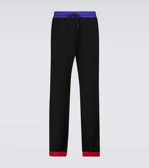 Moncler Fleece Wool-blend Pants
