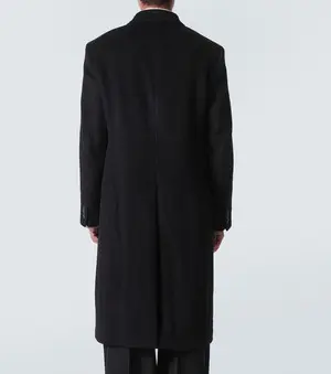 Our Legacy Whale Double-breasted Mohair-blend Coat