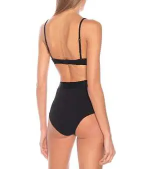 MARINE SERRE Ribbed-knit Stretch-cotton Briefs