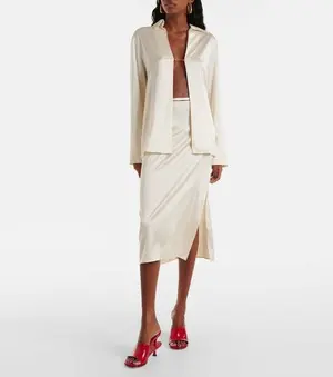 Jacquemus Les Doubles Leather Mules - Red