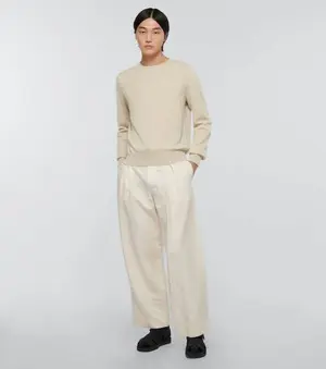THE ROW Benji Cashmere Sweater - Beige