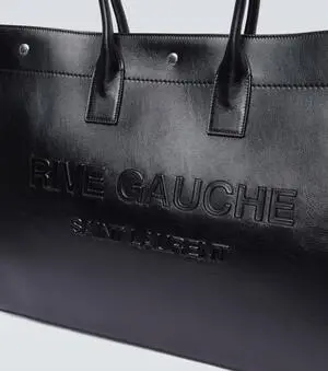 Saint Laurent Rive Gauche Leather Tote Bag