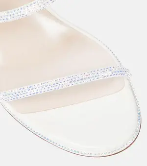 Rene Caovilla Cleo Embellished Leather Sandals