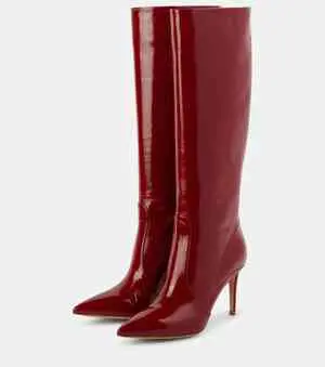 GIANVITO ROSSI Patent Leather Knee-high Boots