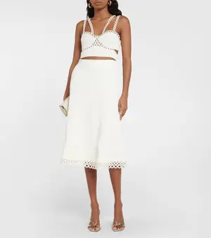 Simkhai Liana Ribbed Crop Top