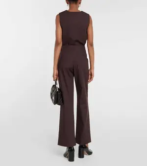 SIR. Guillaume Pinstripe Trousers - Brown