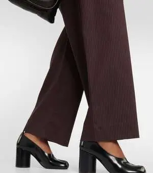 SIR. Guillaume Pinstripe Trousers - Brown