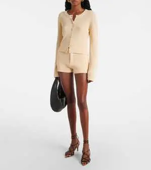 AYA MUSE Lysi Low-rise Shorts - Beige