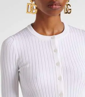 Dolce & Gabbana Ribbed-knit Cardigan