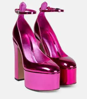 Valentino Garavani Leather Platform Pumps