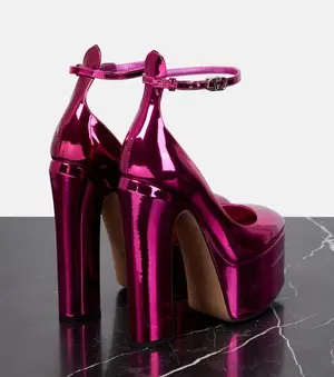 Valentino Garavani Leather Platform Pumps