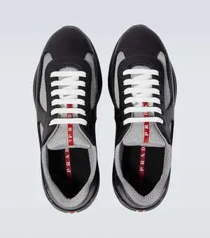 Prada America's Cup Sneakers - Black