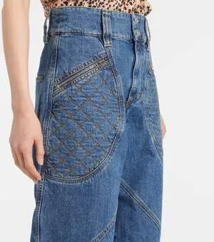 Isabel Marant Étoile Catarina Quilted Jeans
