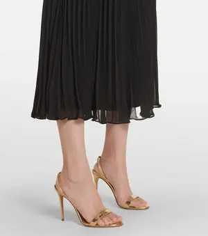 SELF-PORTRAIT Boucle Chiffon Midi Dress