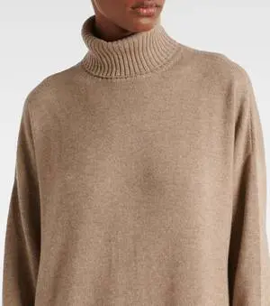 Brunello Cucinelli Cashmere Turtleneck Maxi Dress