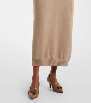 Brunello Cucinelli Cashmere Turtleneck Maxi Dress