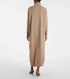 Brunello Cucinelli Cashmere Turtleneck Maxi Dress