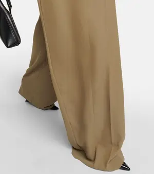 THE SEI Pleated Wide-leg Trousers - Brown